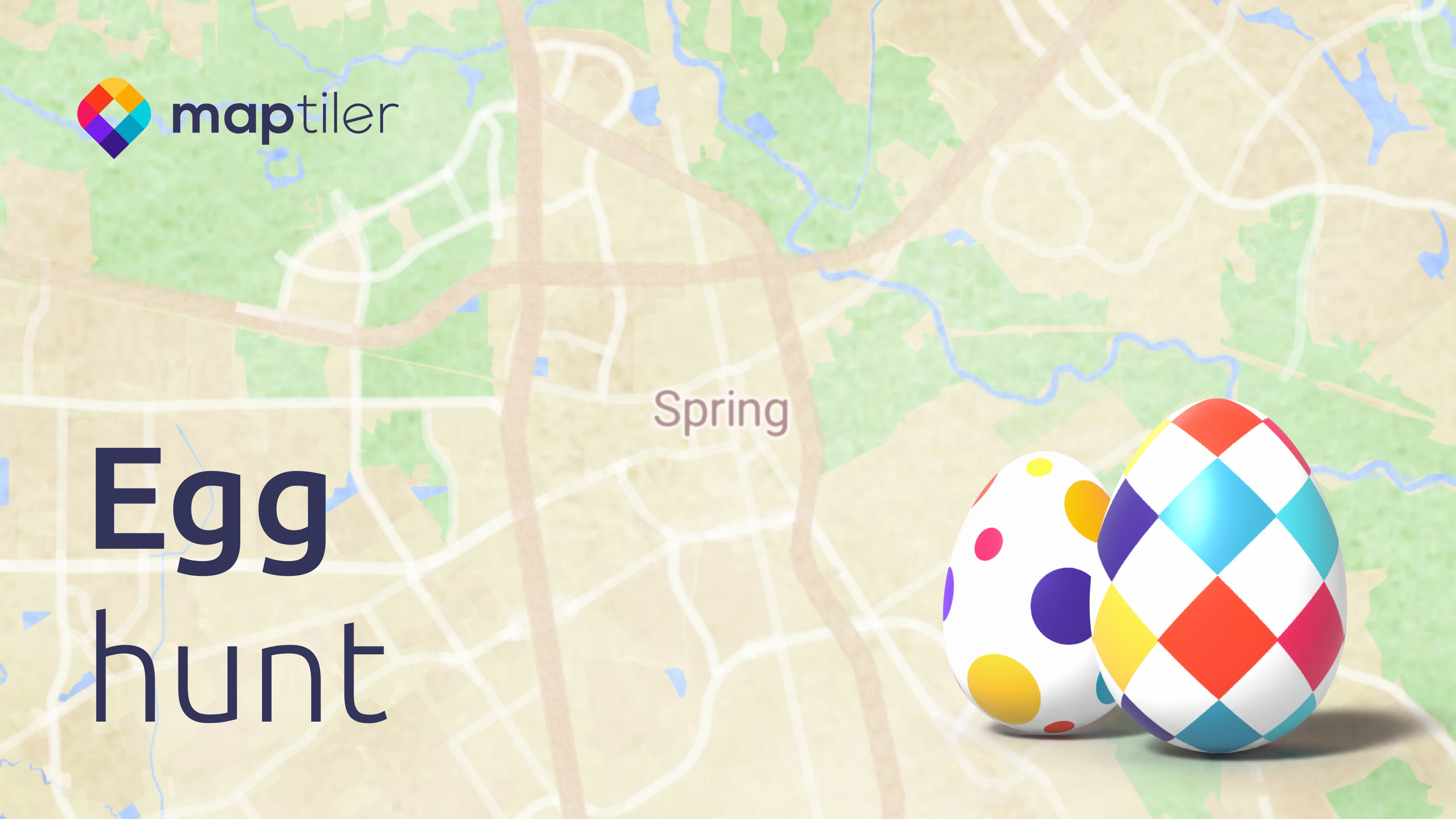 Easter map egg hunt | MapTiler