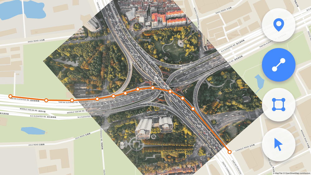 Vector data editing in MapTiler Cloud | MapTiler