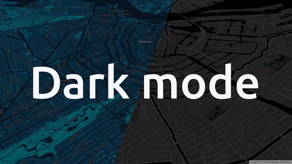 Maps for Dark mode | MapTiler