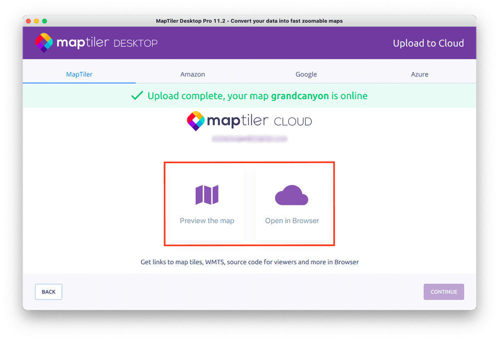 MapTiler Desktop 11.2 with estimated rendering time | MapTiler