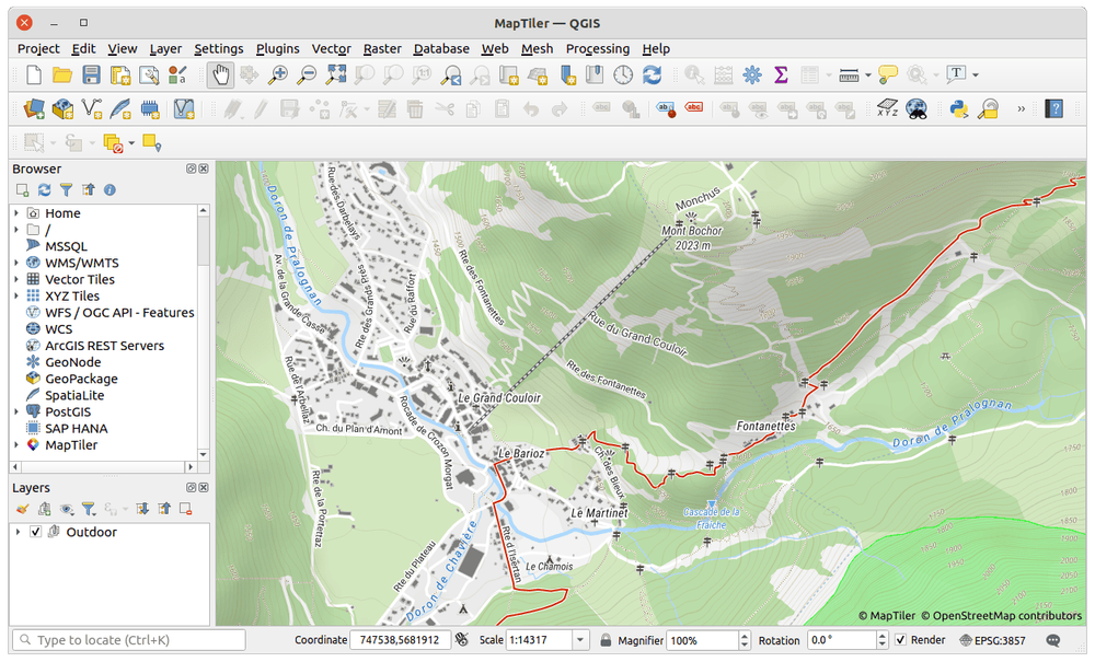 Vector basemaps in QGIS | MapTiler