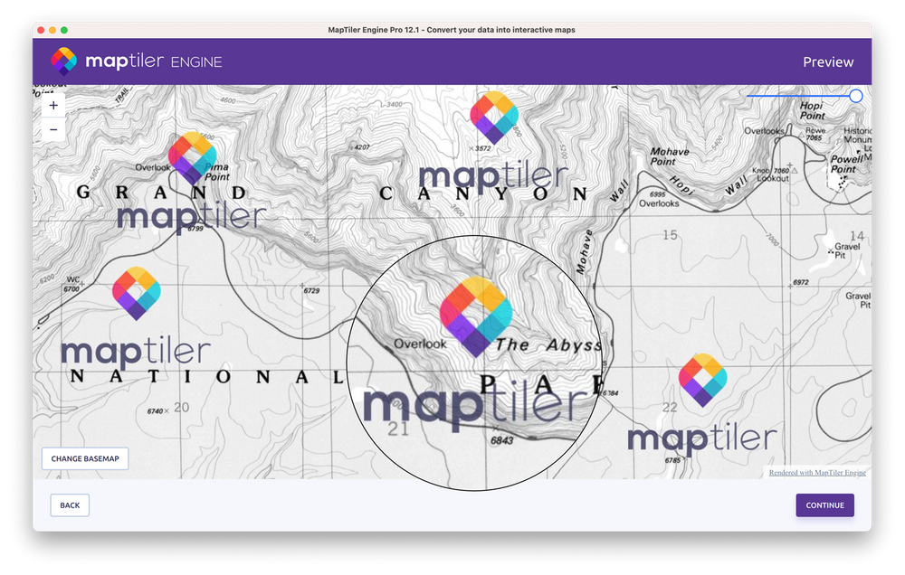 Protect your maps with fully customizable watermarks | MapTiler