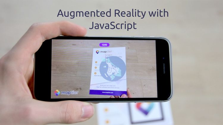 Maps in Augmented Reality with JavaScript | MapTiler