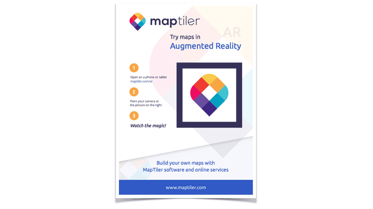 Maps in Augmented Reality with JavaScript | MapTiler