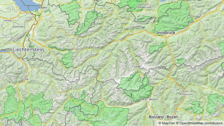 OpenMapTiles 3.12: improved city centers | MapTiler