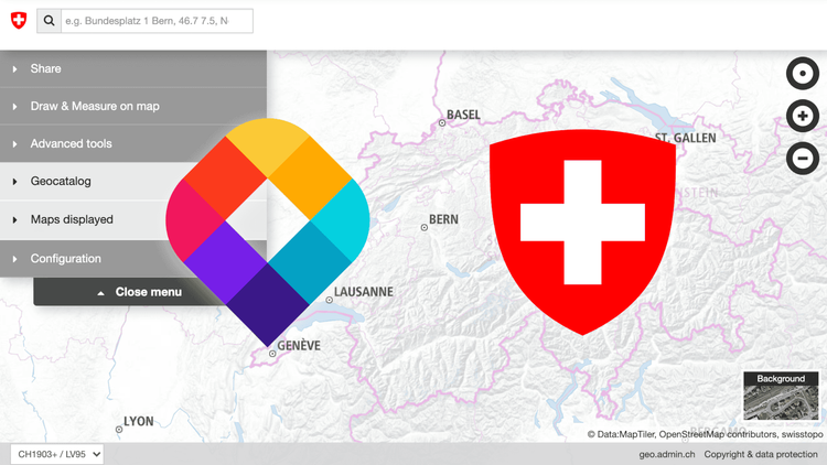 Launch of the swisstopo vector maps | MapTiler
