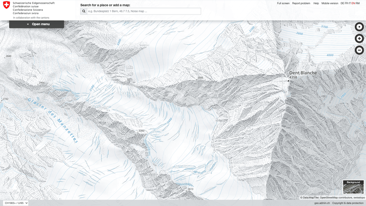 Launch of the swisstopo vector maps | MapTiler