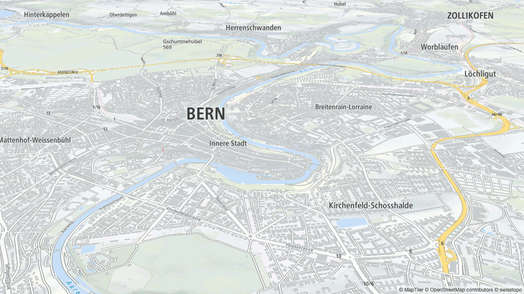 Swisstopo maps via API or offline | MapTiler