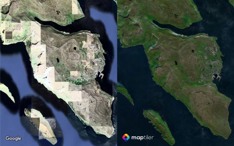 Making global satellite imagery cloud-free | MapTiler