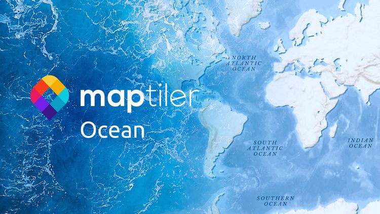 Map the ocean with MapTiler | MapTiler