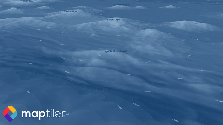Map the ocean with MapTiler | MapTiler