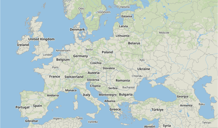 Global map datasets with raster and vector data | MapTiler