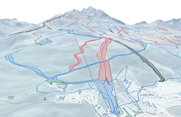 Winter | Ski resort maps | MapTiler