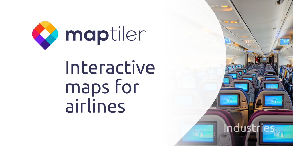 Interactive maps for airlines | MapTiler