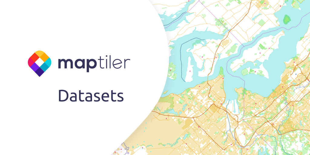 Global map datasets with raster and vector data | MapTiler