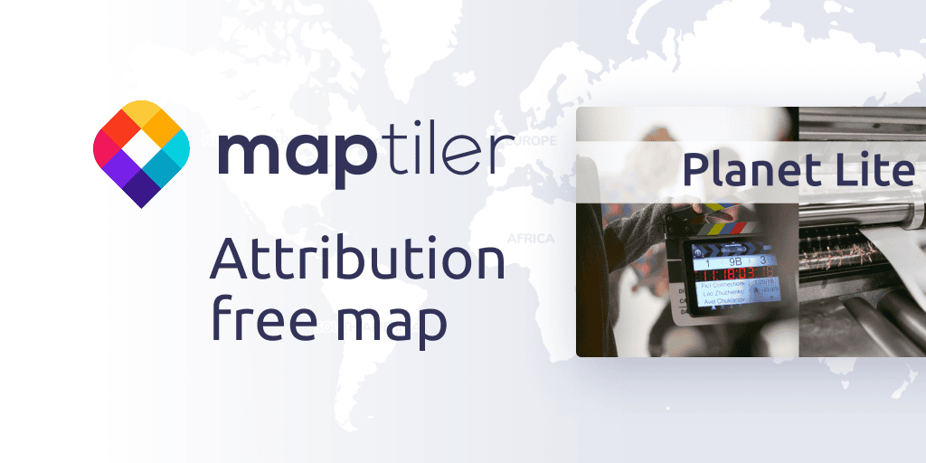 Attribution free map without visible copyright | MapTiler