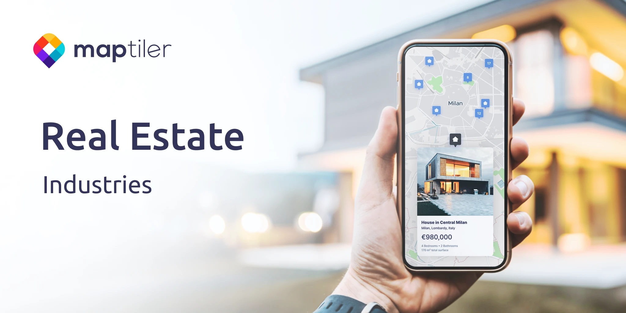 Maps for real estate websites and apps | MapTiler