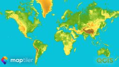 Global terrain basemap for QGIS | MapTiler