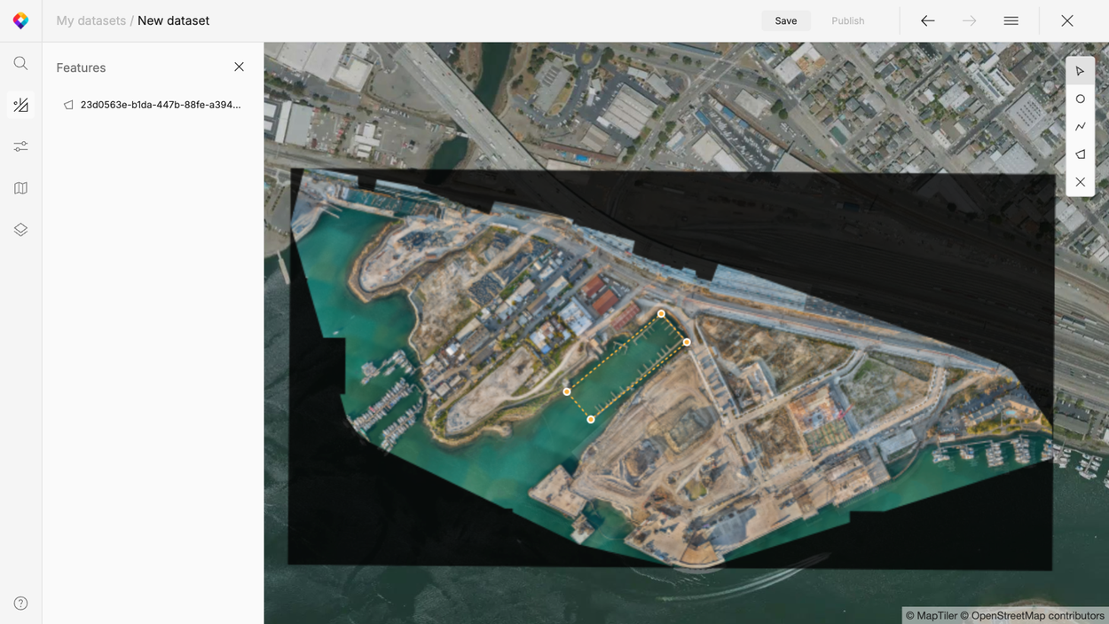 Vector Data Editor revamped | MapTiler