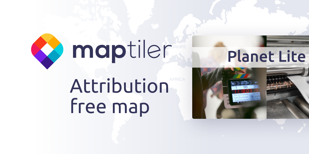 Attribution free map without visible copyright | MapTiler