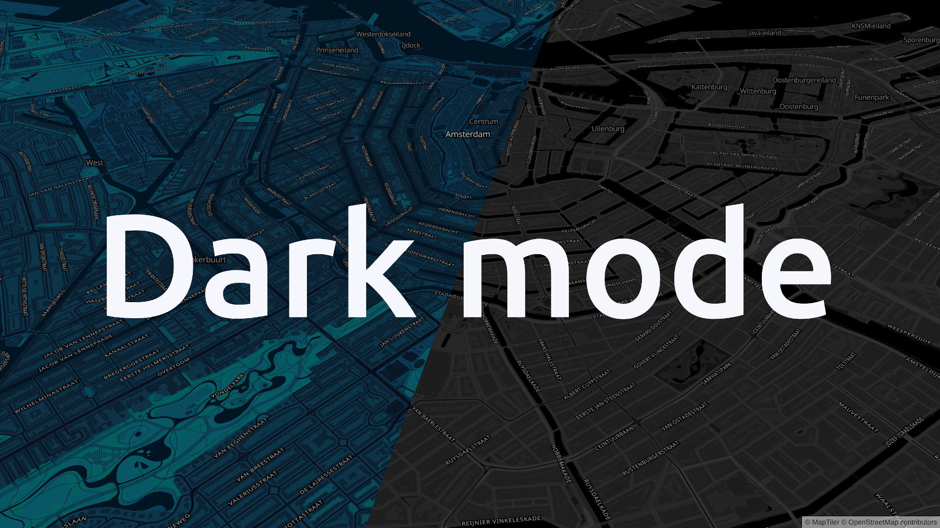 Mappe Per La Modalit Dark MapTiler
